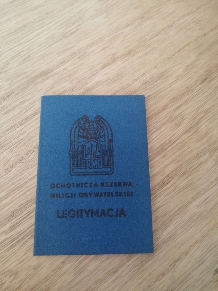Legitymacja ORMO milicja obywatelska Mo PRL - 8130067805 - oficjalne ...