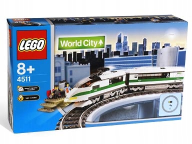 Lego 4511 Train Szybka Kolej Pociąg Train - 12008982370 - oficjalne ...