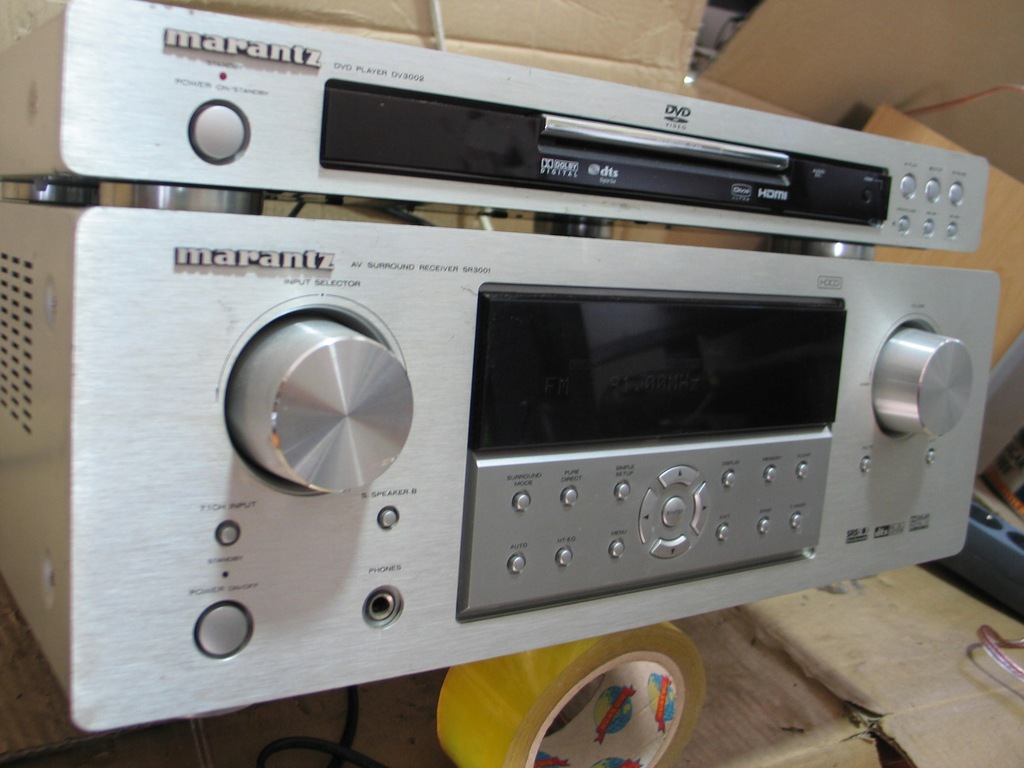 amplituner kino dvd marantz SR3001 DV3002 okazja - 12725712603 - oficjalne archiwum Allegro