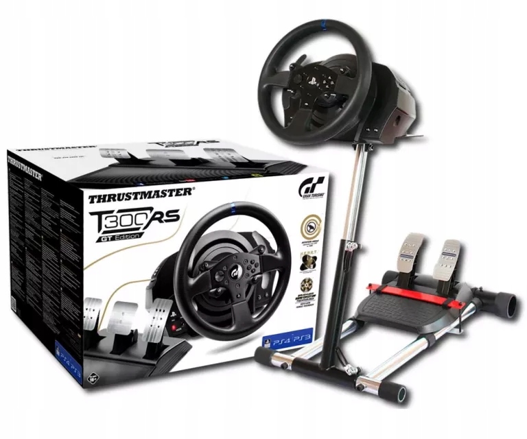 KIEROWNICA THRUSTMASTER T300RS GT+STOJAK TX/T300 - 12328717651 - oficjalne archiwum Allegro