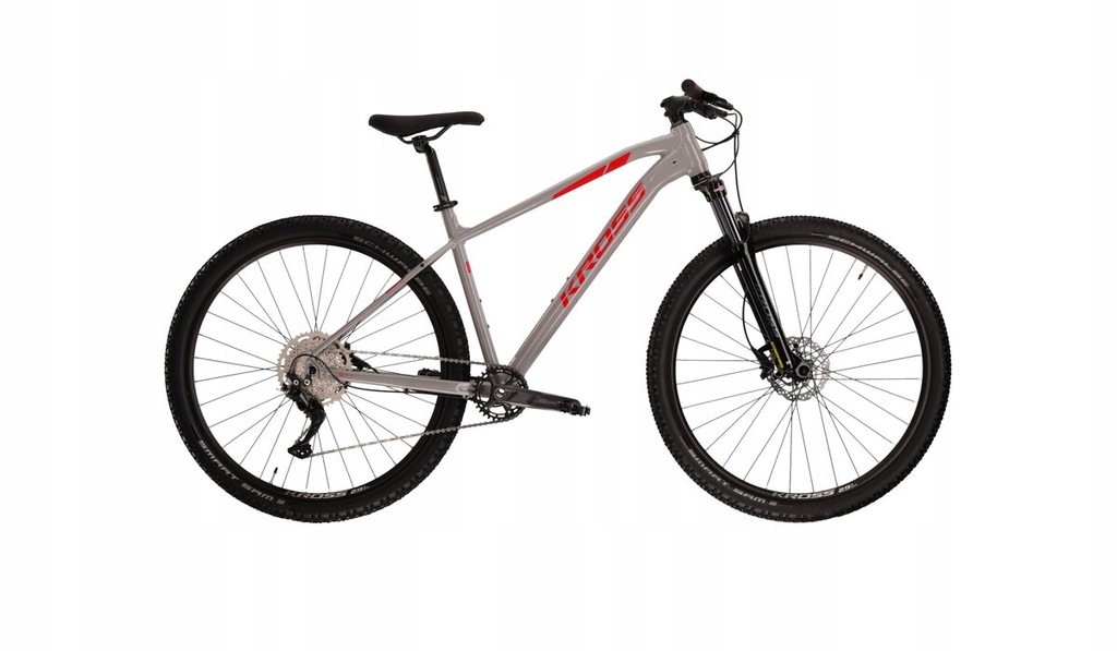 Rower MTB Kross Level 4.0 srebrny rama 17 cali - 13204508450 - oficjalne archiwum Allegro