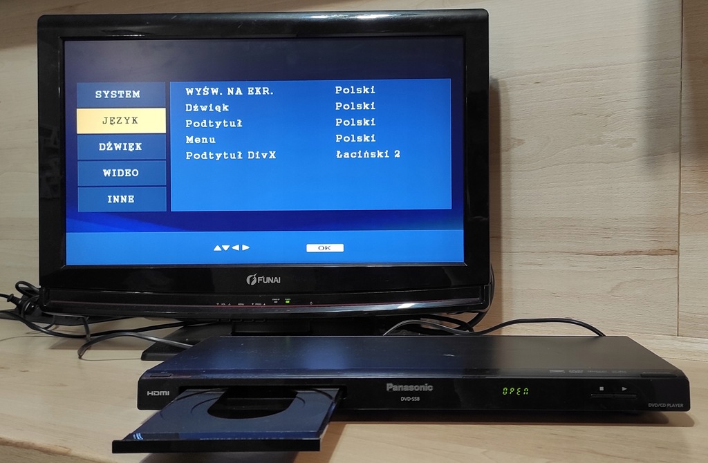 Odtwarzacz DVD Panasonic DVD-S58 - 13369036803 - oficjalne archiwum Allegro