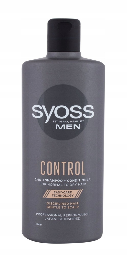 Syoss Performance Men Control 2-in-1 Szampon 440ml - 12720998680 - oficjalne archiwum Allegro