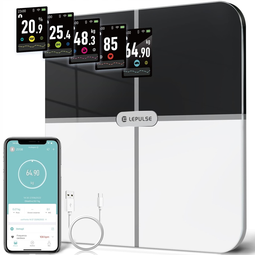 Waga łazienkowa Bluetooth Lepulse Lescale F10 - 14932467186 - oficjalne ...