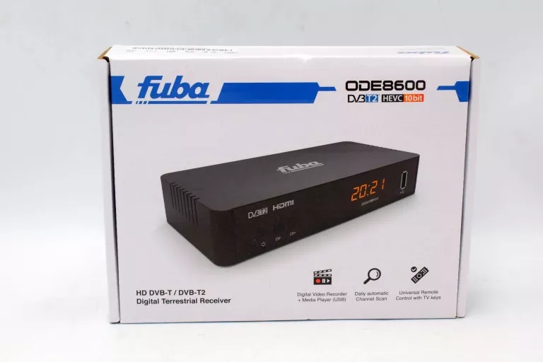 DEKODER DVB-T2 FUBA ODE8600 - 12626358372 - oficjalne archiwum Allegro