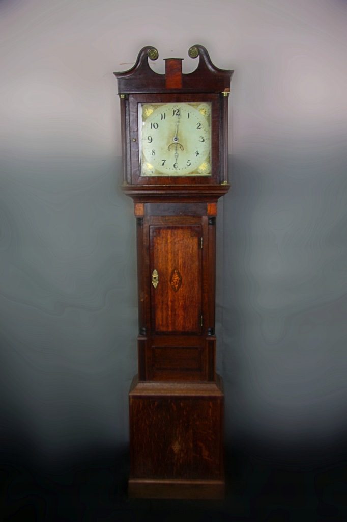 Zegar Angielski XIX wieczny - 13280215697 - oficjalne archiwum Allegro