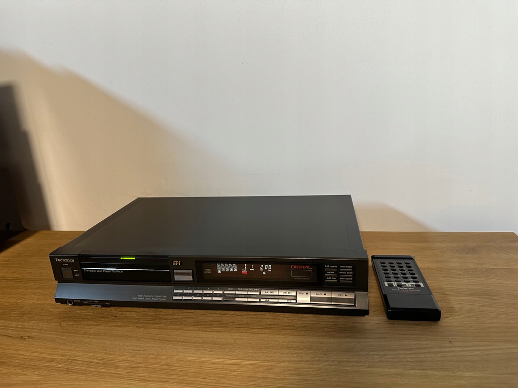 TECHNICS SL-P500 ODTWARZACZ CD KOMPAKT TOPOWY + PILOT ORYG LASER JAK ...