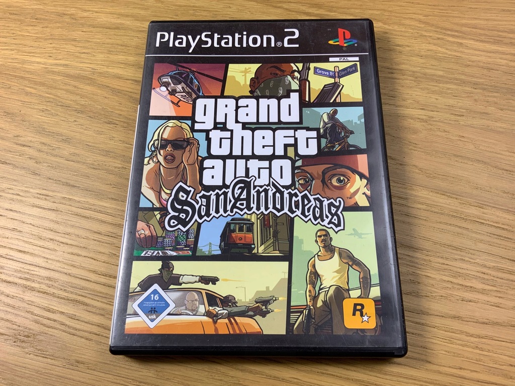 Купить GTA GRAND THEFT AUTO SAN ANDREAS полный комплект PS2: отзывы ...