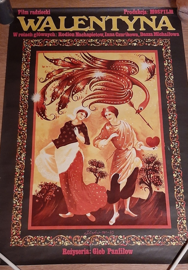 plakat filmowy Walentyna ORYGINAŁ - 13050551049 - oficjalne archiwum ...