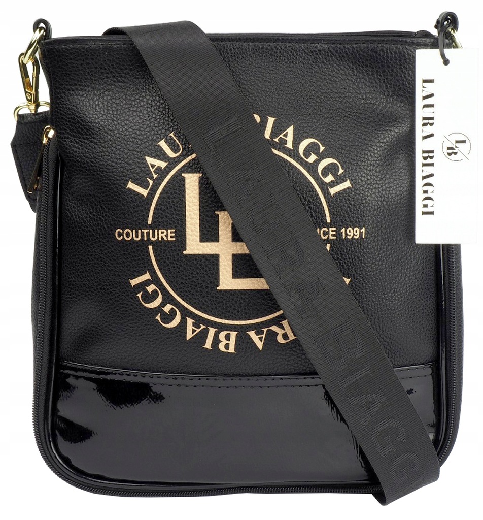 LAURA BIAGGI Damska Torebka Listonoszka Saszetka - 11920361038 - oficjalne archiwum Allegro