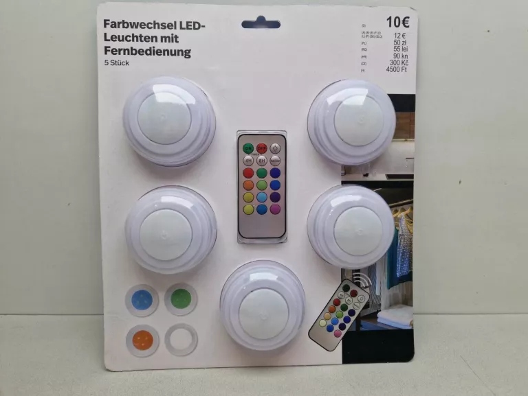 ZESTAW LAMP LEDOWYCH 5 SZT TEDI - 12981657880 - oficjalne archiwum Allegro