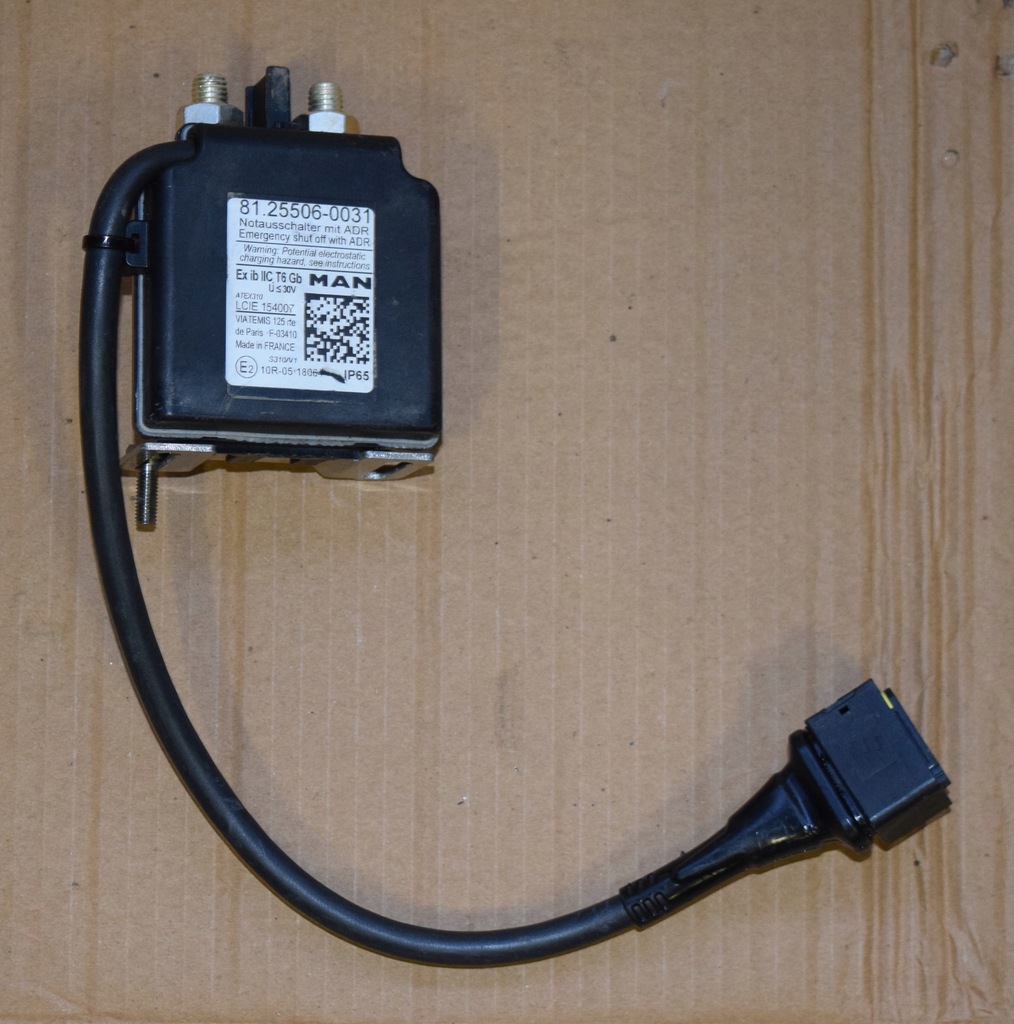 WYŁĄCZNIK AWARYJNY MASY HEBEL MAN E6 81.25506-0031 - 9983307683 ...