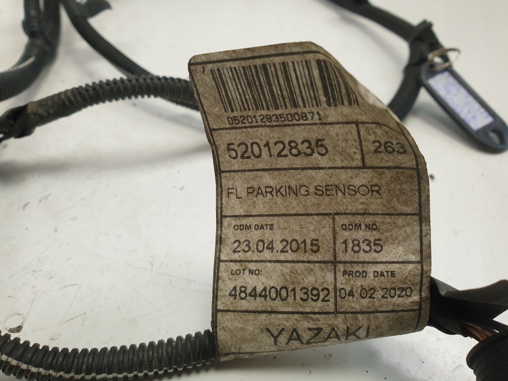 Fiat Doblo II lift WIĄZKA CZUJNIKÓW PARKOWANIA PDC - 12132527971 ...