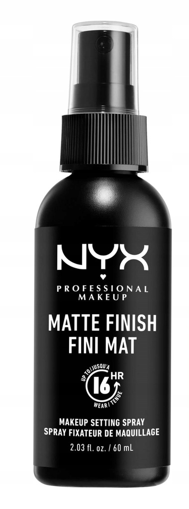 NYX Matujący utrwalacz do makijażu w sprayu 60ml - 12379065819 ...