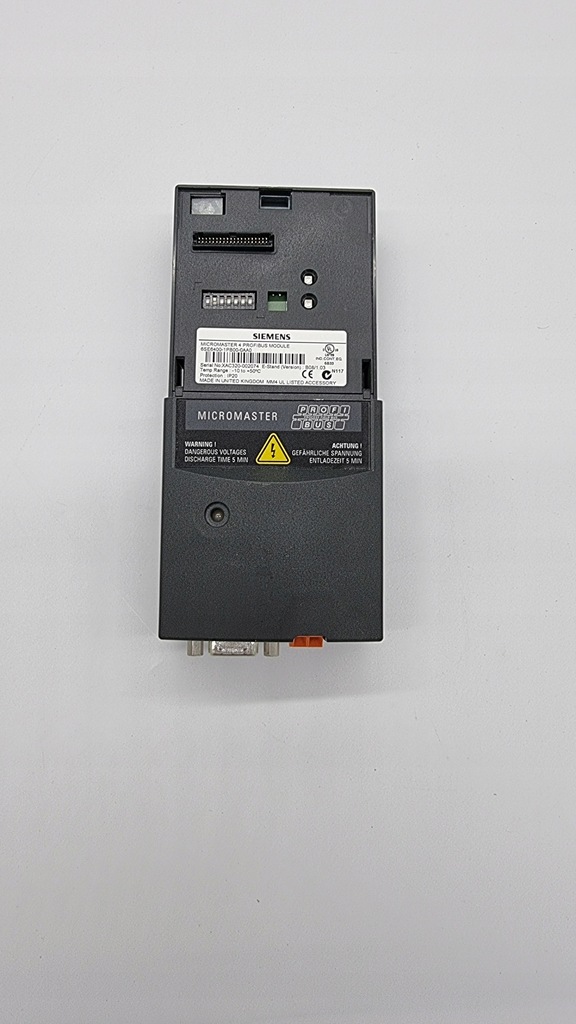 6SE6400-1PB00-0AA0 MICROMASTER PROFIBUS - 11707244734 - oficjalne ...