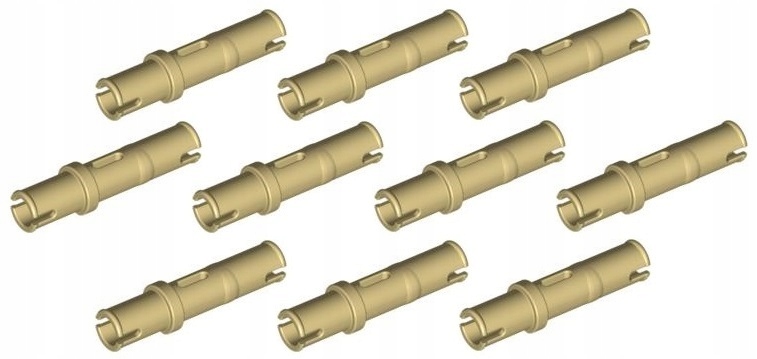 LEGO 32556 4514554 Pin długi 3L piaskowy - 10szt - 12788925763 ...