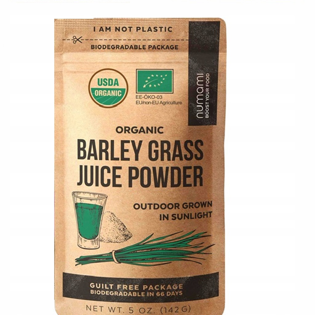 Barley Grass juice powder sok z trawy jęczmiennej - 12642382859 ...