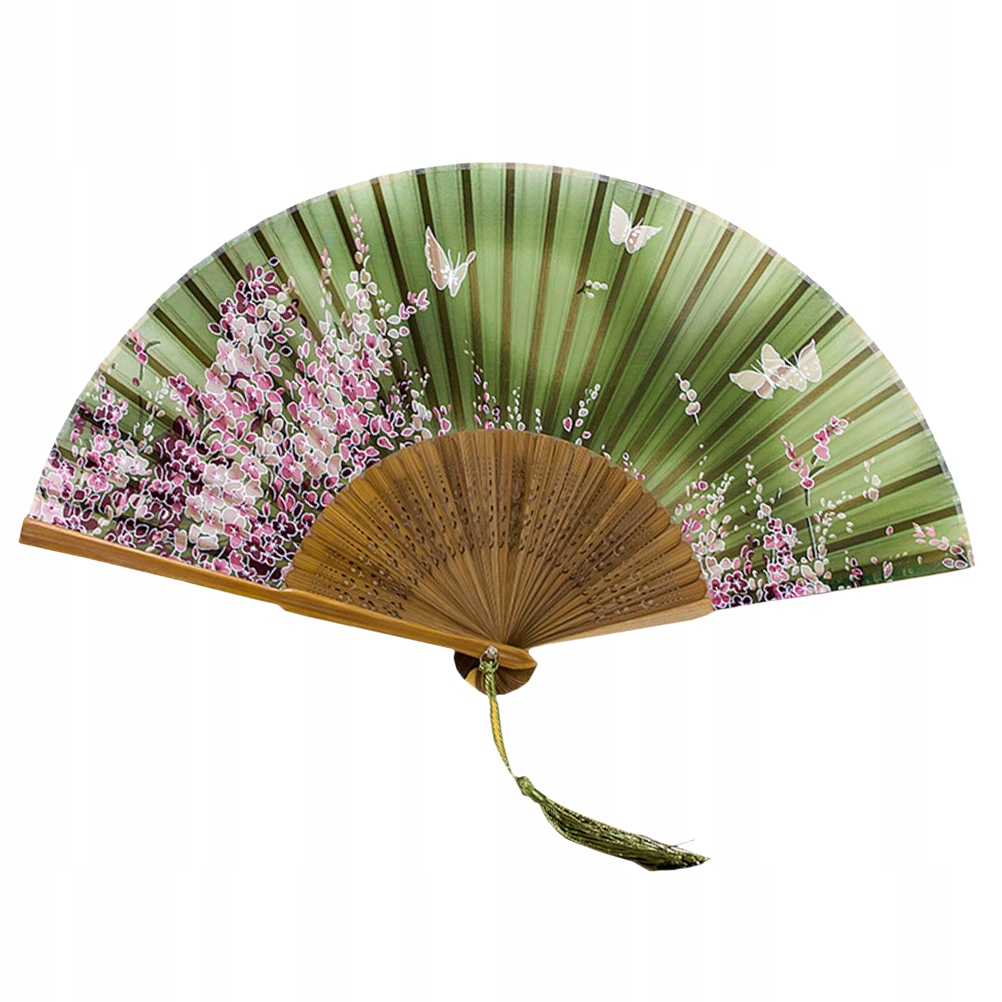 Handheld Folding Fans Cherry Blossoms Silk - 14540327602 - oficjalne ...