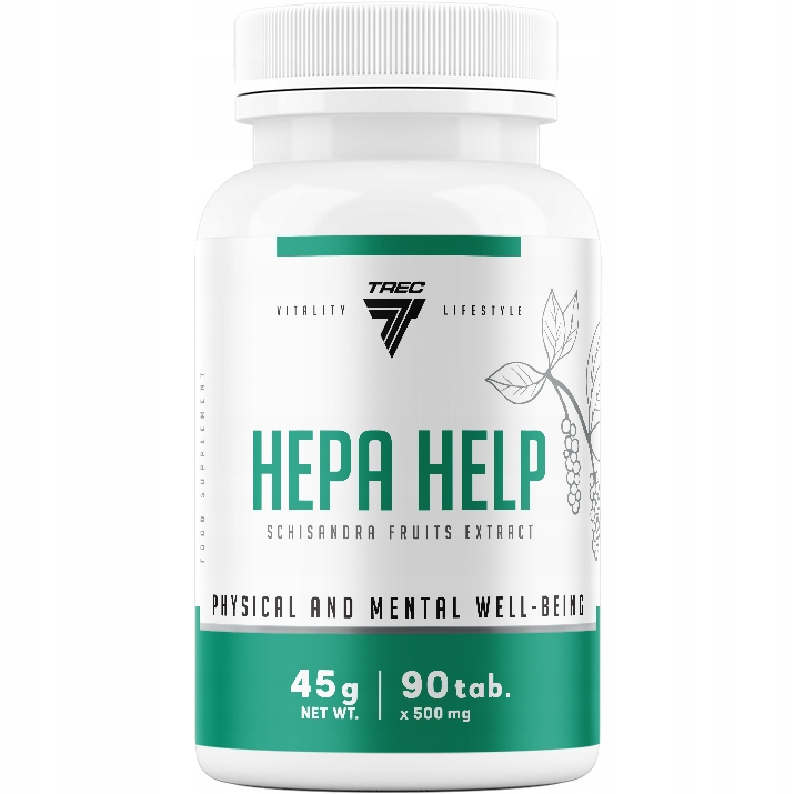 TREC HEPA HELP TABLETKI NA ZDROWĄ WĄTROBĘ DETOX - 12040762196 ...