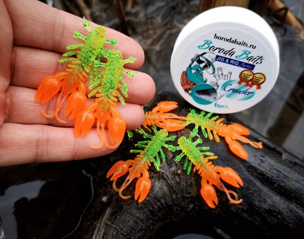 Boroda Baits Okoń Raczek Crawler 45mm 303 - 11810280614 - oficjalne archiwum Allegro
