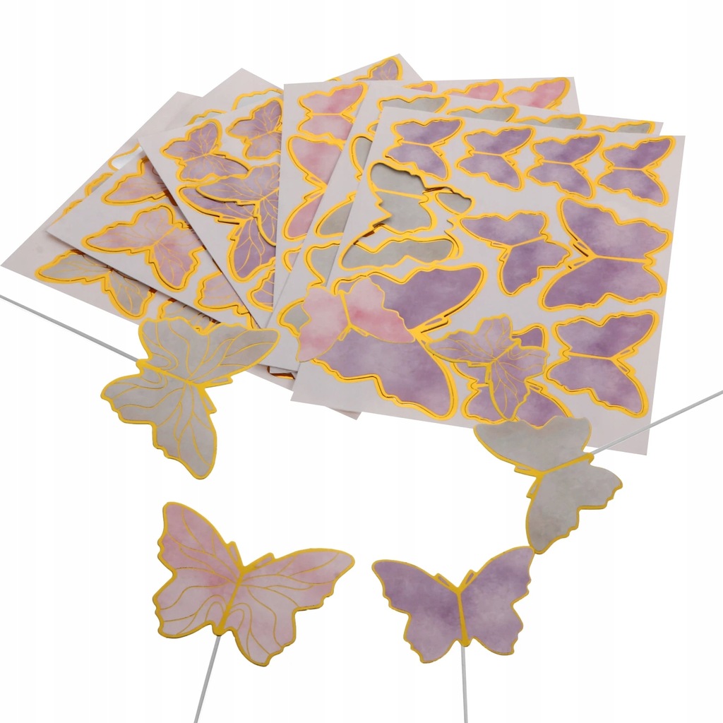 Butterfly Cake Add-Ins Baby Decor Flag 60 Pcs - 13691313276 - oficjalne ...