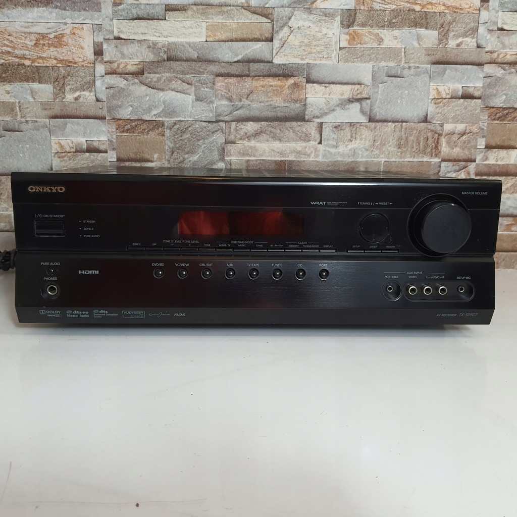 Amplituner Onkyo TX-SR507 5.1 czarny - 12276782104 - oficjalne archiwum Allegro