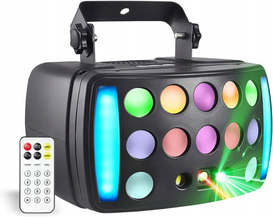 Oświetlenie dyskotekowe Eyeshot Stage 4 w 1 z wiązką RGBW Derby (S031) - 15433304386 - oficjalne ...