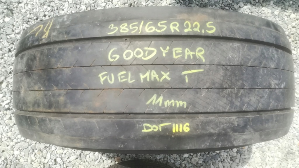 Opona 385/65R22,5 GOODYEAR FUELMAX T 11mm x1 - 12296677770 - oficjalne archiwum Allegro