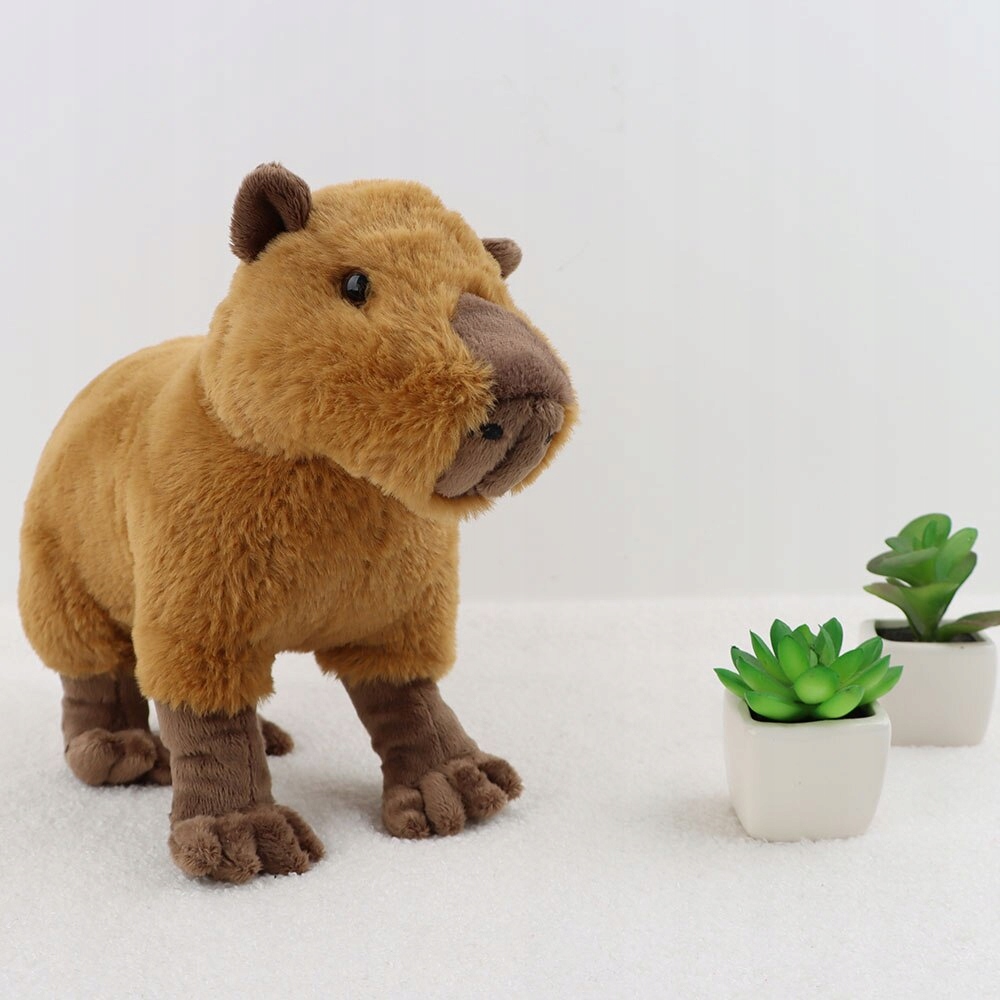 30cm Simulation Capybara Plush Toy Fluffy Capybara - 12692959144 - oficjalne archiwum Allegro