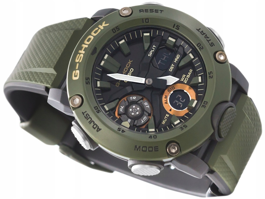 MĘSKI ZEGAREK CASIO GA-2000 3A G-SHOCK CARBON CORE - 9710539011 ...