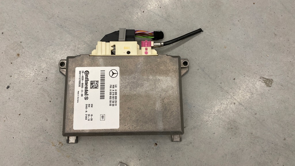 STEROWNIK MODUL MERCEDES W218 W221 A0009002901 - 13195587752 ...