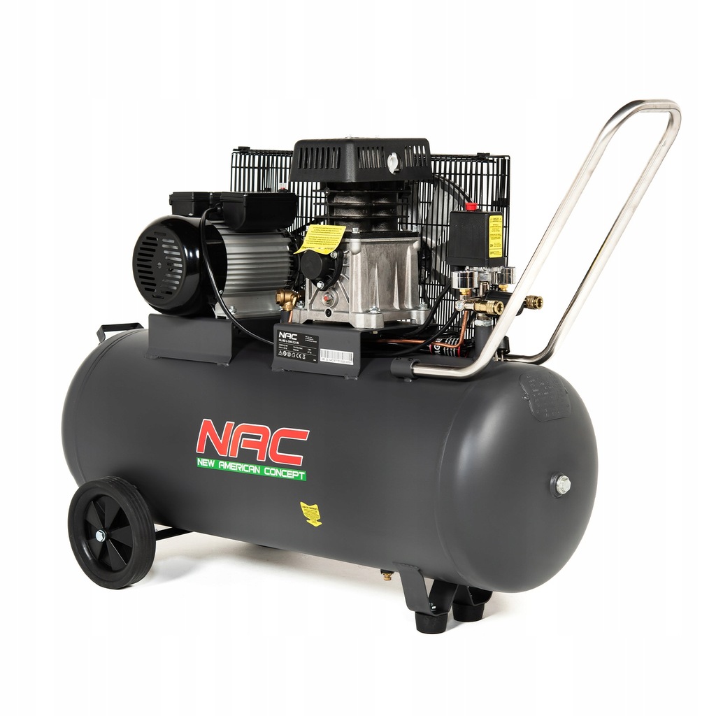 Kompresor olejowy Sprężarka 100L 2200W 290l/min - 14174042711 ...