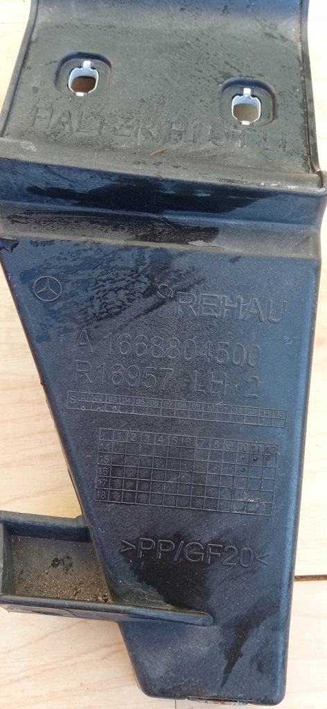 ŚLIZG MOCOWANIE WSPORNIK MERCEDES GLE W166 A292 - 11149551563 ...