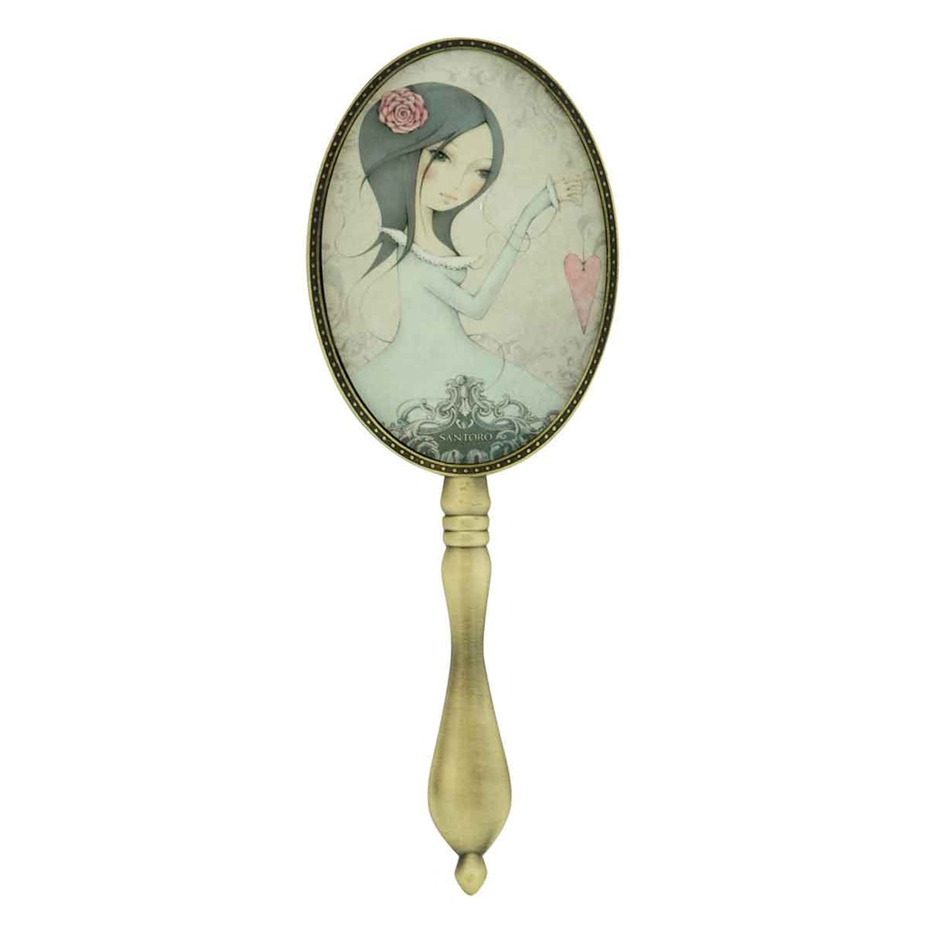 LUSTERKO JAK Z BAJKI z rączką pięknie zdobione - 8719227730 - oficjalne ...