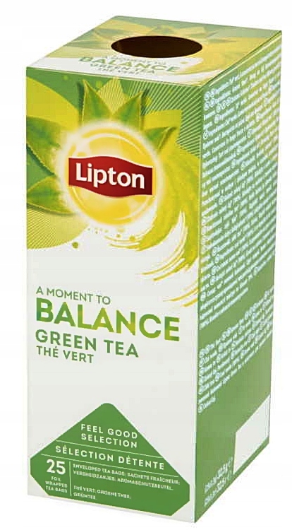 HERBATA LIPTON BALANCE GREEN TEA 25 KOPERT - 12375165258 - oficjalne ...