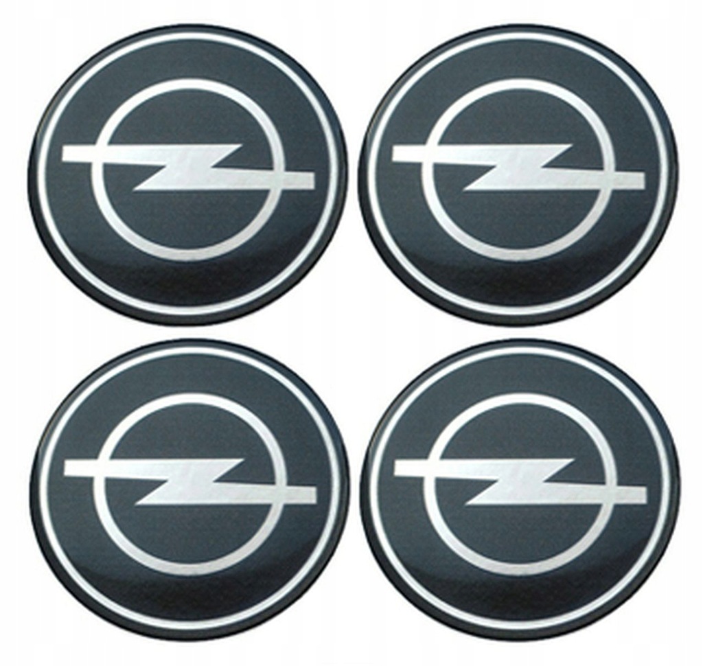 EMBLEMATY NAKLEJKI znaczki logo NA KOŁPAKI dekielki felgi dekle OPEL 50mm - 16954250890 ...