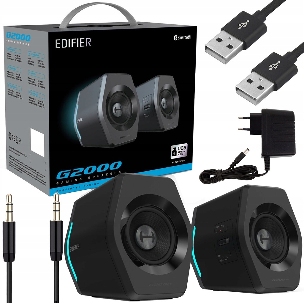 Edifier HECATE G2000 - Głośniki Audio 2.0 BT, USB - 12596877266 ...