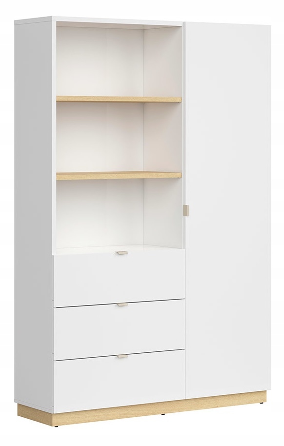 Купить Офисный книжный шкаф, комод для офиса, белый Denton REG1D3S ...