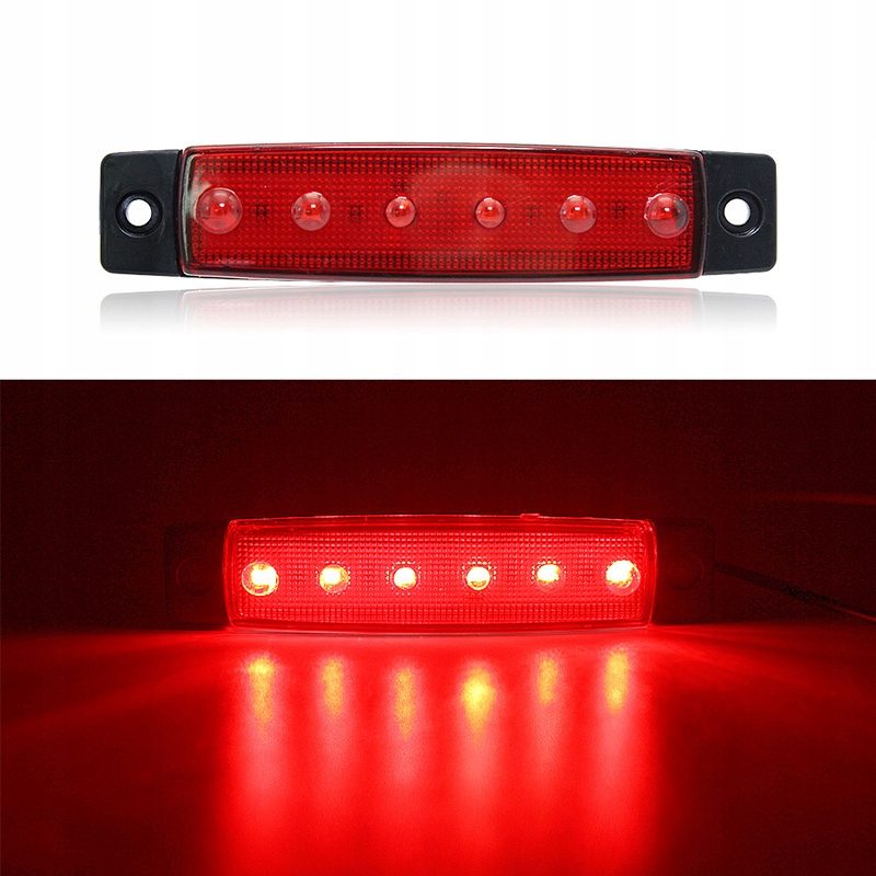 Купить Габаритные фонари светодиодные 6 LED 12В/24В 10 шт.: отзывы ...