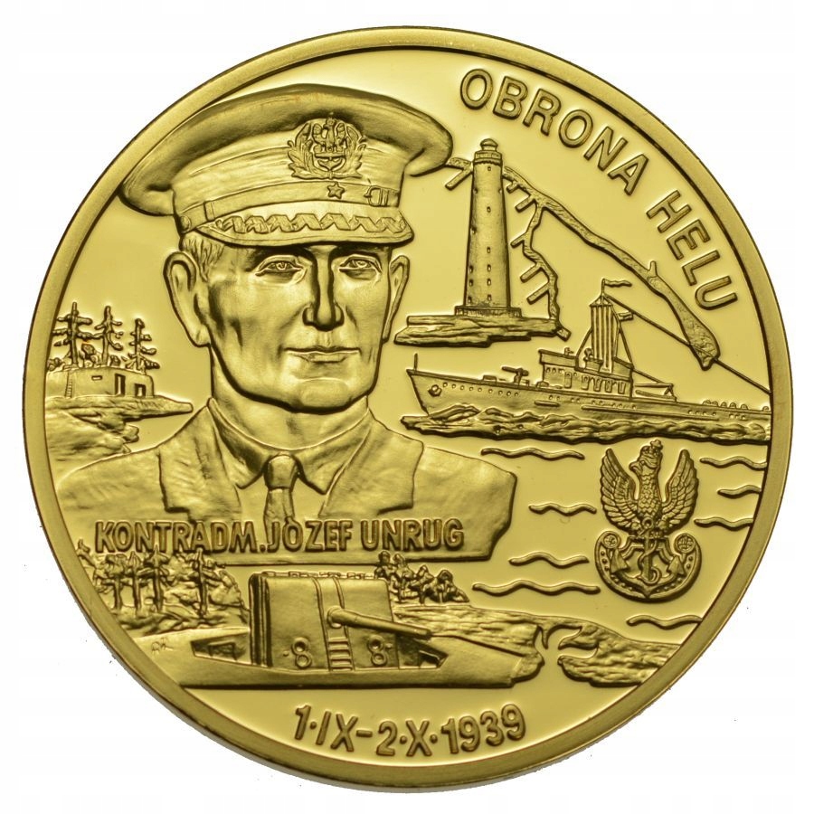 MEDAL POLACY W II WOJNIE - OBRONA HELU - 13069648679 - oficjalne ...