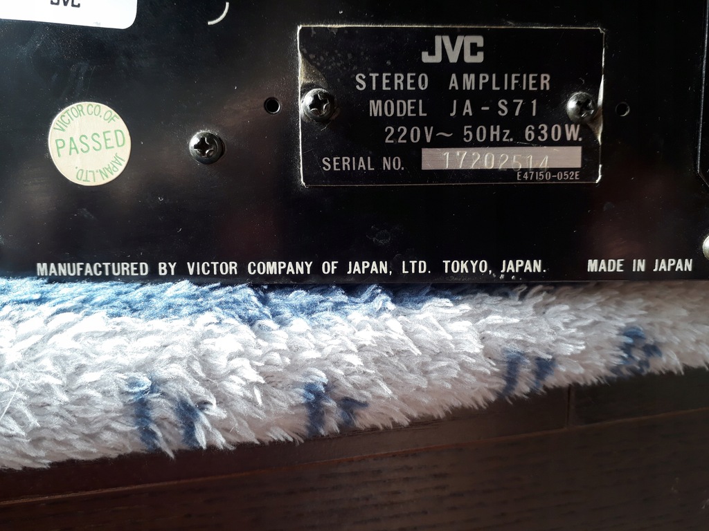 JVC JA-S71 WZMACNIACZ IDEALNY FILM!!! - 7923951408 - oficjalne archiwum ...
