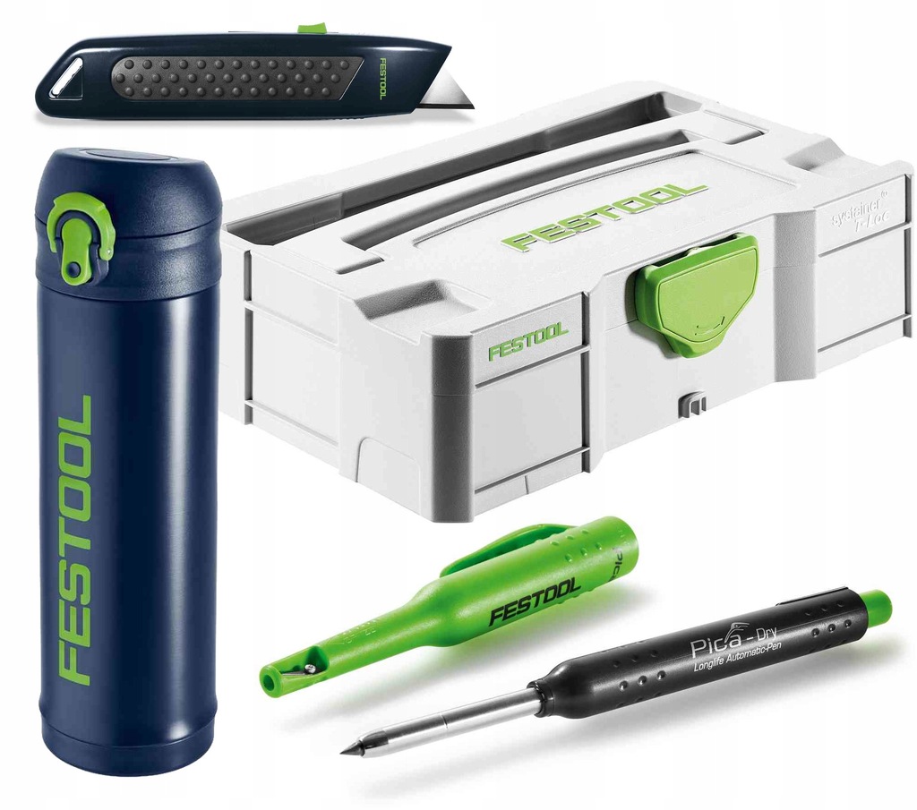 Купить FESTOOL FAN BOX КРУЖКА + ЧЕМОДАН + PICA DRY + НОЖ: отзывы, фото ...