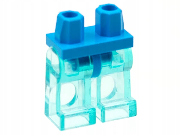 LEGO Nogi Dark Azure Trans-Light Blue 970c15 NOWY - 13699994910 ...