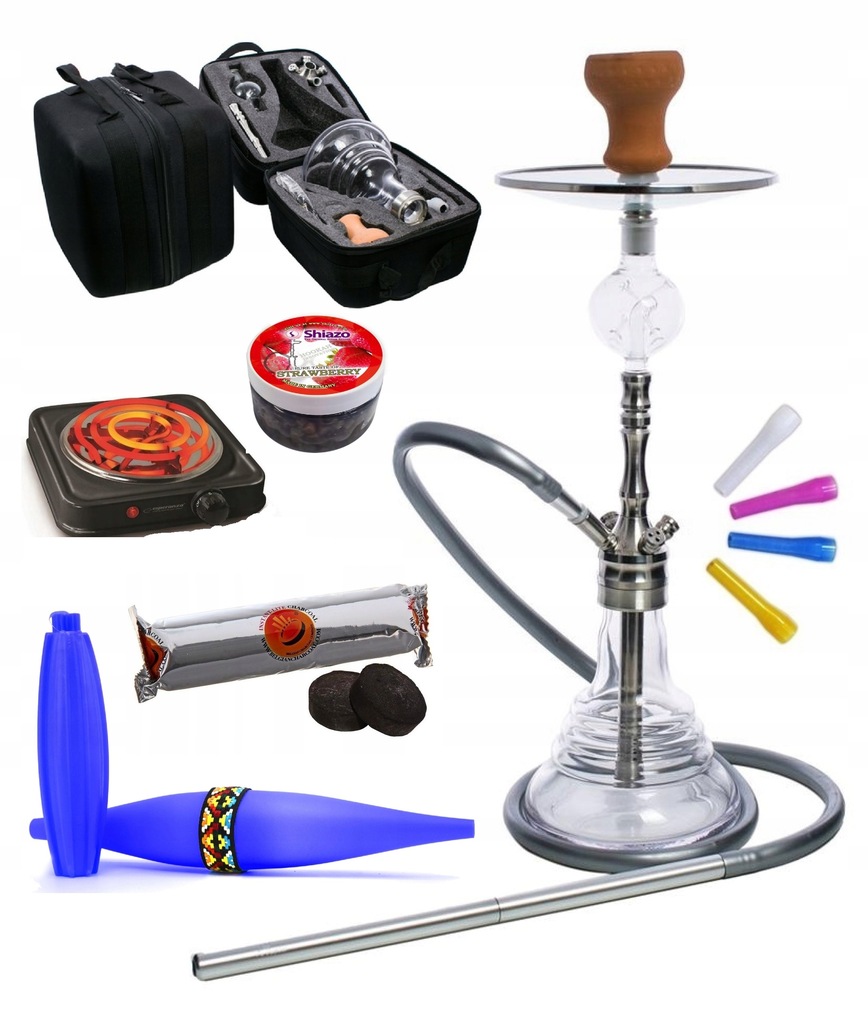 SHISHA Zestaw** GHOST QUINE 64 fajka wodna szisza - 10788390319 ...