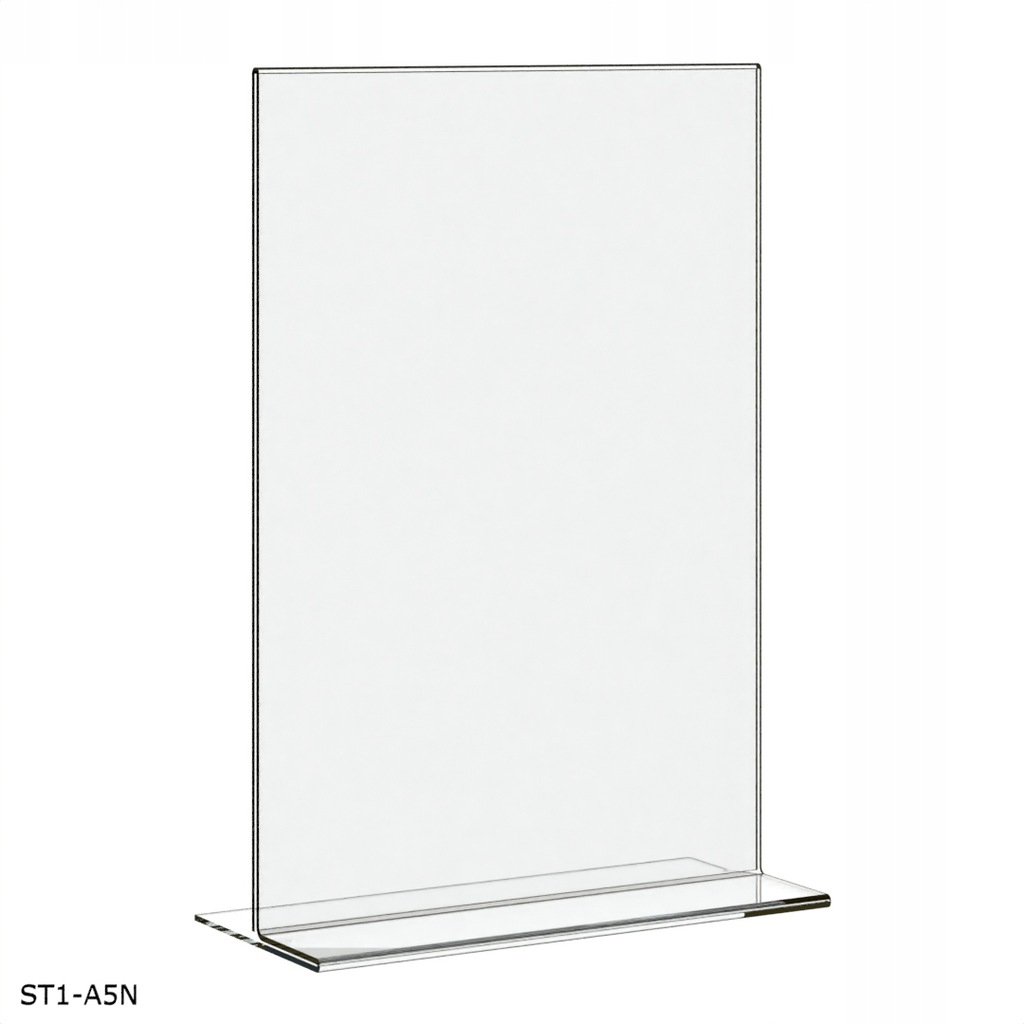 A5 PION Menu, Stojak Identyfikator na Opis z PLEXI - 7447562089 ...