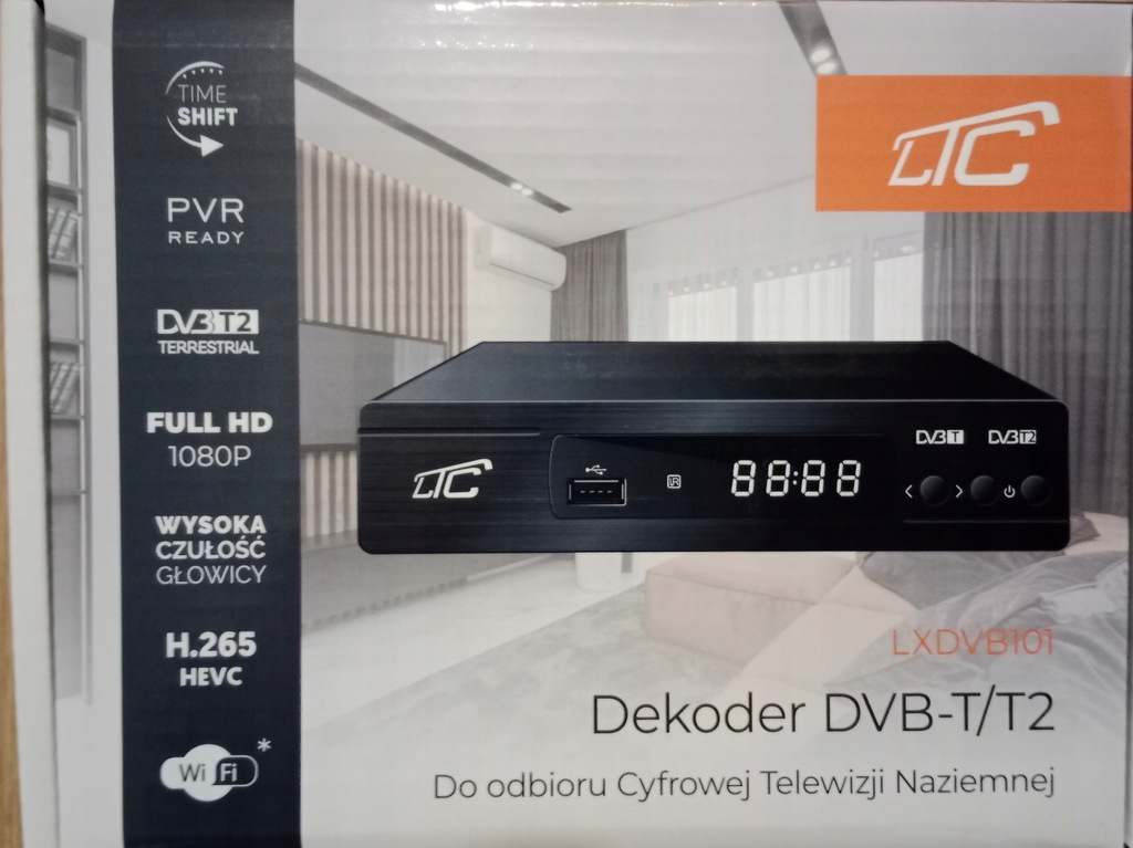 DEKODER DVBT-T/T2 HEVC - 11839410894 - oficjalne archiwum Allegro