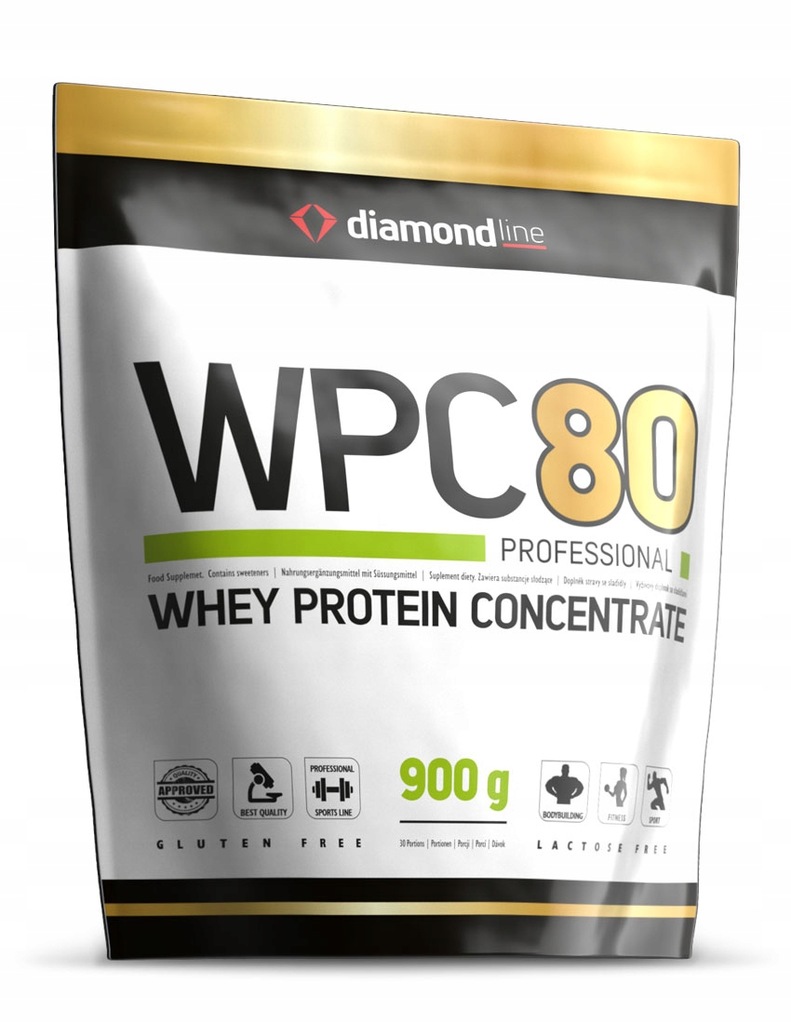 Hi TEC DIAMOND LINE WPC80 900g BIAŁKO PROTEIN WHEY - 8492949396 - oficjalne archiwum Allegro