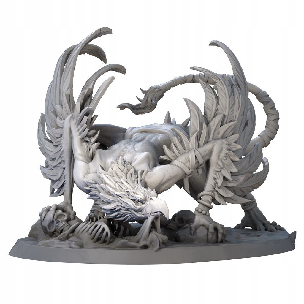 GH Rapacious bird feeding gryf dnd Figurka RPG 8k - 13093390237 ...