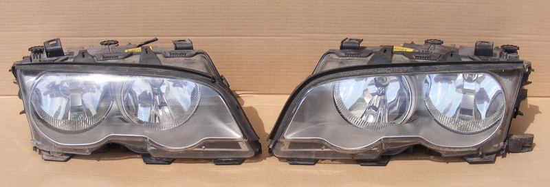 BMW E46 LAMPY PRZÓD PRZEDNIE COUPE CABRIO H7 1999-03r Angielskie - 13346657397 - oficjalne ...