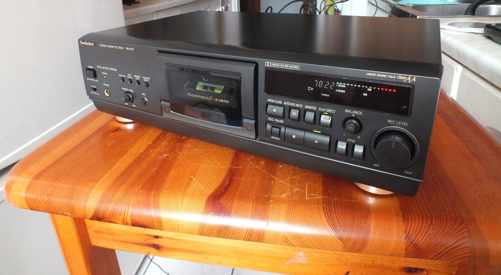 Magnetofon Technics RS-AZ7 Super Stan - 8661965139 - oficjalne archiwum Allegro